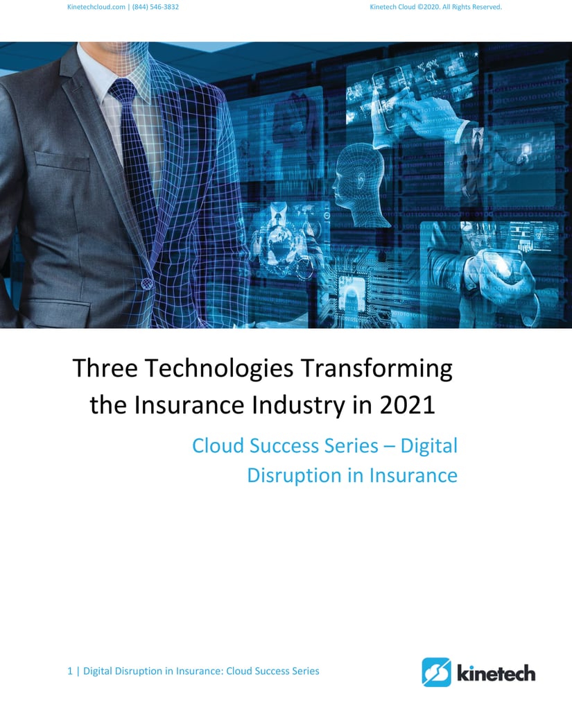 Whitepaper: Technologies Transforming the Insurance Industry