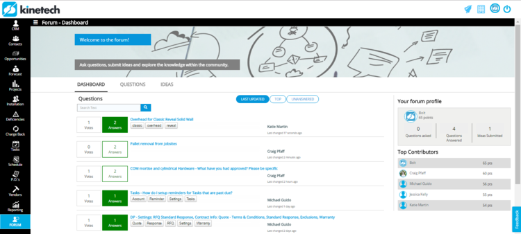 Kinetech Project Management